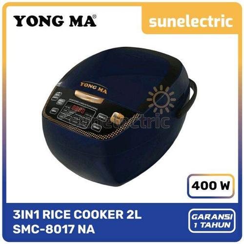 Jual Yong Ma SMC-8017 NA Rice Cooker 2L Anti Lengket 3in1 - Biru / Blue ...