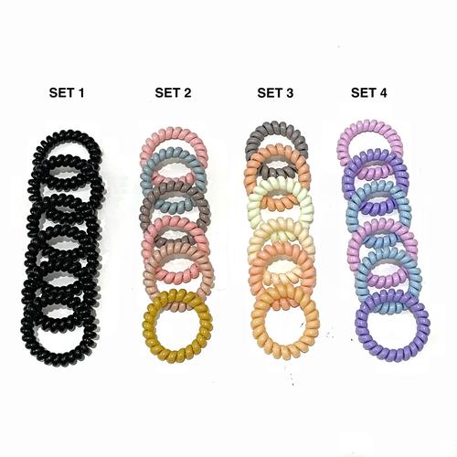 Jual Black Karet Kabel / Kuncir / Ikat Rambut Spiral - Made in Korea ...