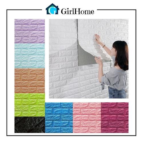Jual Wallpaper Dinding Foam 3D Bata Dekorasi Rumah stiker Batu Bata ...