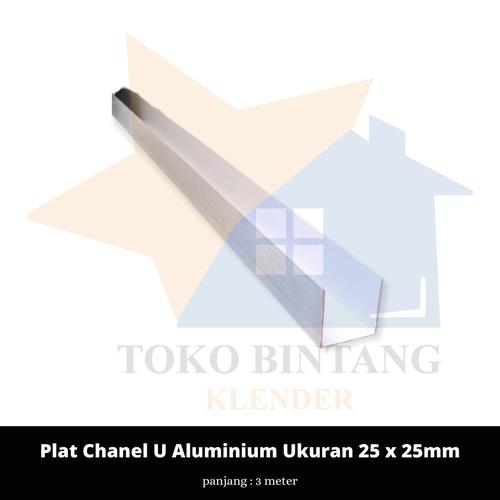 Jual Plat Chanel U Alumunium Ukuran 25 x 25mm - Jakarta Timur - Bintang ...