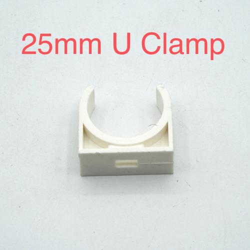 Jual Klem Jepit U Pipa Conduit PVC 25mm Penjepit Pipa Fitting PPR 25 mm ...
