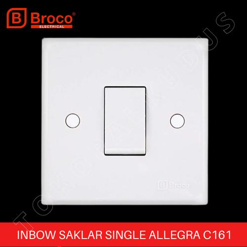Jual BROCO SAKLAR ENGKEL SINGLE ALLEGRA C161 CREAM SAKLAR SINGLE CREAM ...