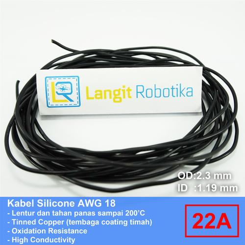 Jual AWG 18 Kabel Silicone AWG18 Cable Silikon Wire Black Hitam RC Plane - Kab. Sleman - Langit ...