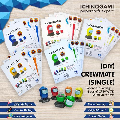 Jual Papercraft (DIY) CREWMATE SINGLE - 5 Pilihan Variant - Hijau ...