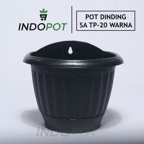 Jual Pot Tempel Dinding SA TP 20 Warna | Pot Dinding SA TP 20 - Hitam ...