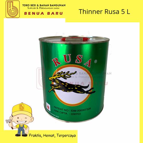Jual Thinner Rusa 5 Liter / Tiner Rusa / Pengencer Cat 5 Liter - Kab. Bekasi - Benua Baru ...