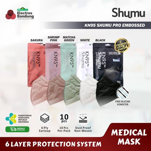 Jual MASKER KN95 SHUMU PRO 6PLY 10 PCS KN95 PRO EMBOSS SINGLE PACK ...