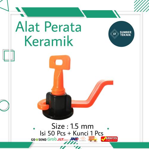 Jual Alat Perata Keramik Lantai 50Pcs / Reusable Tile Leveling Kit Set ...