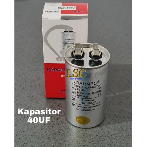 Jual Kapasitor AC 40 uF SMC Micro Capasitor 40uF AC 450V Mikro Farad ...