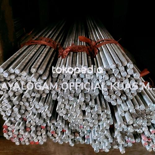 Jual Longdrat drat besi galvanis Stainlessteel M8 x 1meter 8mm - Kota ...