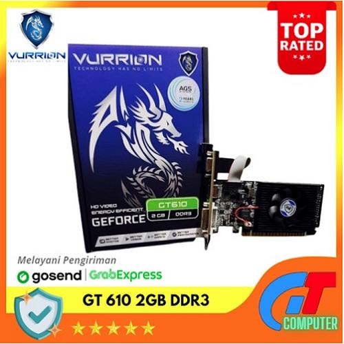 Jual VGA VURRION GT 610 2GB DDR3 64 BIT GARANSI 2 TAHUN - Kota Bandung - GT Computer | Tokopedia