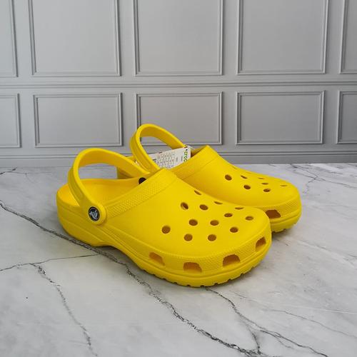 Jual Sandal Pria dan Wanita Crocs Classic Clog - Kuning, M11 - Kab ...