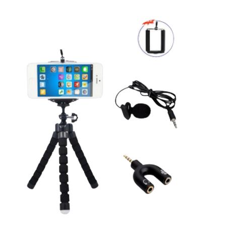 Jual Peralatan Studio Video Alat Vlog Rekaman Lengkap Tripod Paket ...
