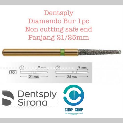 Jual ORIGINAL Dentsply Diamendo Endo Bur Safe End bur diamendo - 21mm ...