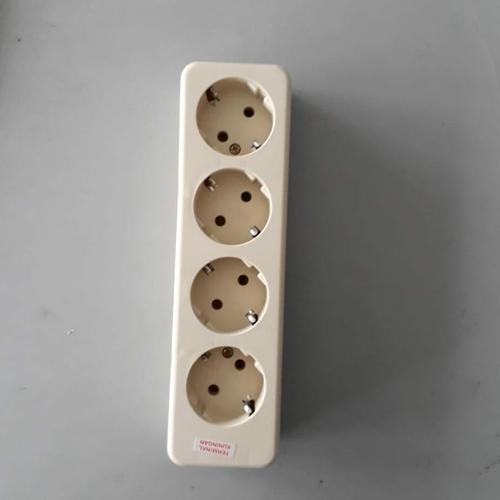 Jual Stop Kontak 4 Lubang Uticon Isi 4 Lubang ST 148 Terminal Kuningan ...