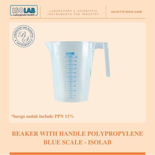 Jual ISOLAB BEAKER WITH HANDLE POLYPROPYLENE BLUE SCALE - 3000ml - Kota Medan - Berkat ...