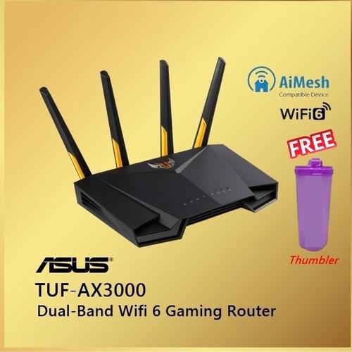 Jual ASUS TUF-AX3000 Dual Band WiFi 6 Router TUF Gaming AX3000 RT ...