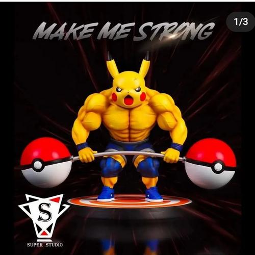 Jual MUSCLE PIKACHU BY SUPER STUDIO (PREORDER) RESIN STATUE POKEMON ...