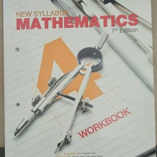 Jual new syllabus mathematics 4 workbook 7th edition - Kota Depok ...