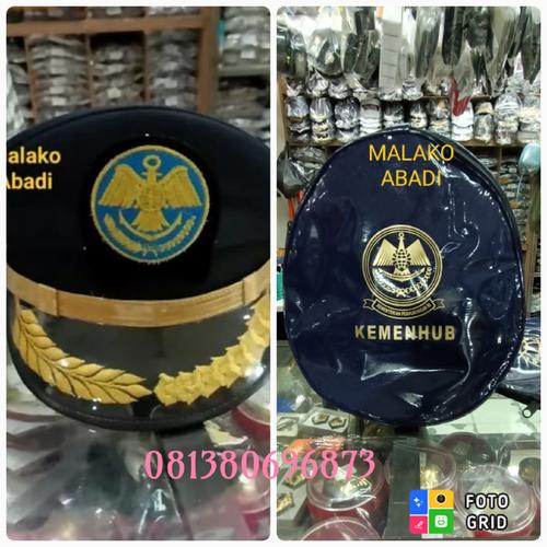 Jual Topi PET PDU DISHUB/kemenhub PRIA : logo +list+padi&kapas - Pet ...