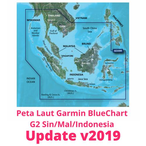 Jual Peta Laut Garmin Bluechart HXAE009R Singapore Malaysia Indonesia ...