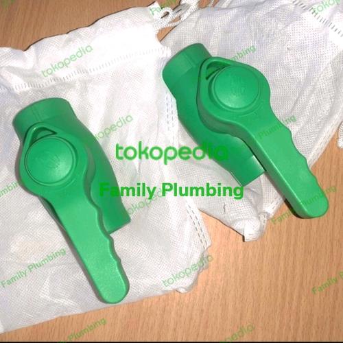 Jual BALL VALVE STOP KRAN KERAN 25mm 3/4" INCH PPR HIJAU RIFENG IMPORT ...