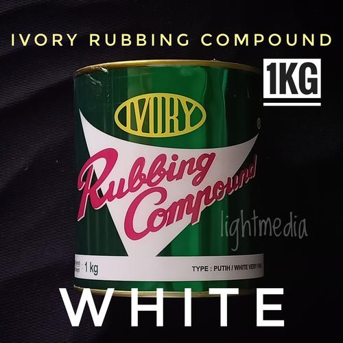 Jual ivory rubbing compound putih / kumpon rubbing putih 1kg - Kota ...