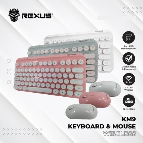 Jual Retro Rexus Keyboard Wireless KM9 - Kota Bandar Lampung - Retro ...