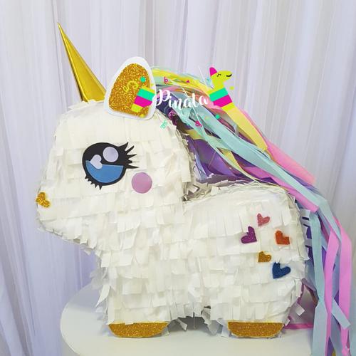 Jual Pinata ulang tahun PREMIUM Unicorn tarik / pukul - 50cm, NO ...
