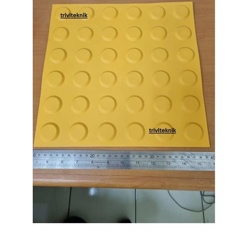 Jual blind road sidewalk tactile guiding paving orange,jalan difable ...