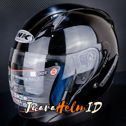 Promo INK HELM METRO2 SOLID / BLACK METALIC / METRO 2 ~ HALFFACE - M ...
