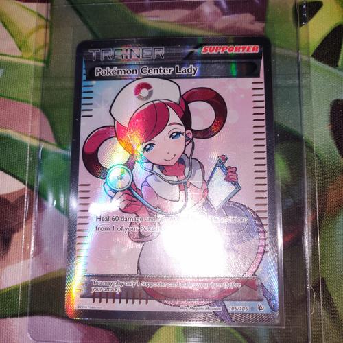 Jual Kartu Pokemon TCG EN XY Flashfire Pokemon Center Lady SR FA ...
