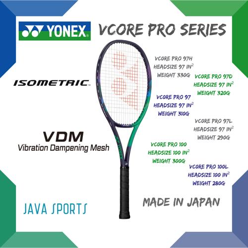 Jual Raket Tenis Yonex VCORE PRO 97 100 L D H Series | Made in Japan ...
