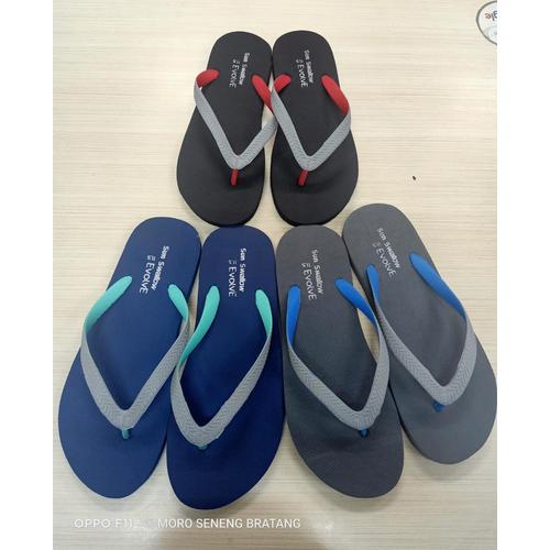 Promo SUN SWALLOW EVOLVE - sandal jepit pria size 10.5 11.5 - Biru, 10 ...