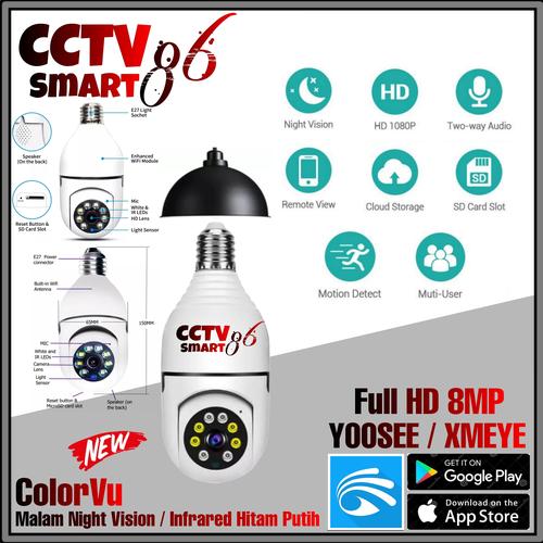 Jual New Yoosee HD 8MP Outdoor Wifi Cctv Ip Camera Waterproof Wireless ...