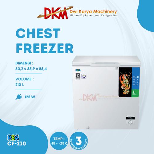 Jual Chest Freezer RSA CF-210/Freezer 200 Liter CF 210 RSA - Kota ...