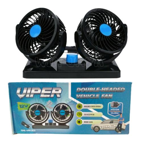 Jual Kipas Angin Mobil DI Lighter 12v Colok Rokok Fan Double Blower ...