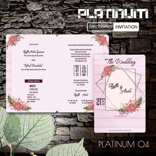 Jual PLATINUM 04 Blanko Undangan | Blangko Undangan | Undangan Murah ...