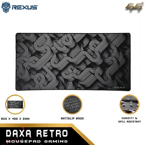 Jual Mousepad Gaming XL Rexus Daxa Retro XL Size Deskmat Gaming Mouse ...