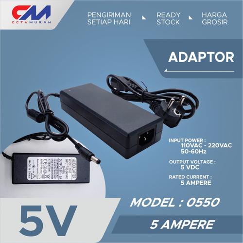 Jual ADAPTOR 5V / 5A || SWITCHING ADAPTOR 5 VOLT / 5 AMPER - Jakarta ...