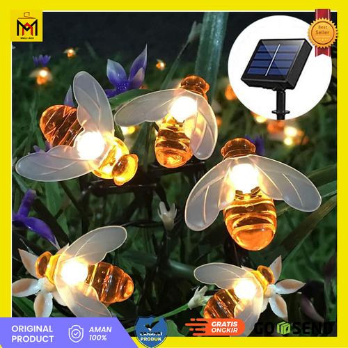 Jual Lampu Malam Lebah Lucu Lampu Dekorasi Taman Tali LED Lebah ...
