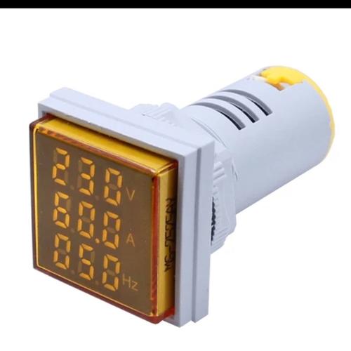 Jual Pilot Lamp/Indikator Lamp Amper +Volt+Hz/A+V+Hz 220V - Putih ...