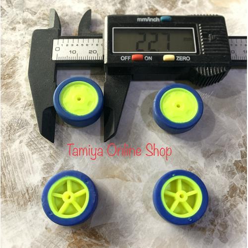 Jual Ban Small Super Hard 4 sets, Ban Karet Dia. 22 mm - Ban Tamiya ...