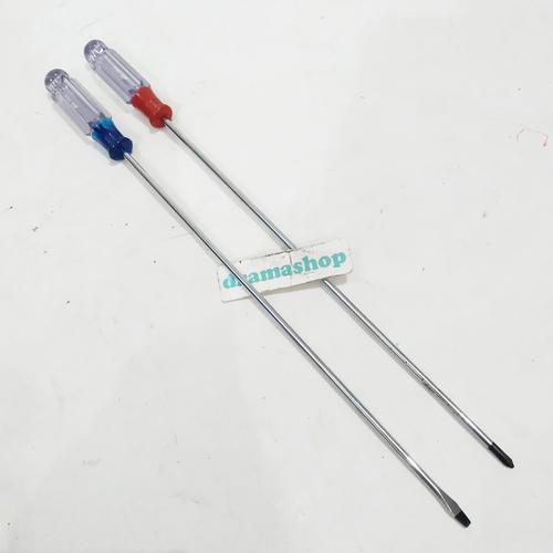 Jual Obeng Kecil Mini 3x200 (+) (-) Minus Min Plus Panjang 20cm 8" 8 ...