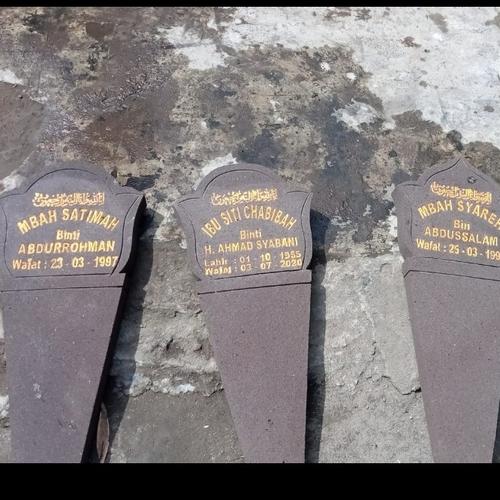 Jual batu penanda makam dengan nama - Kab. Magelang - manunggal jaya ...