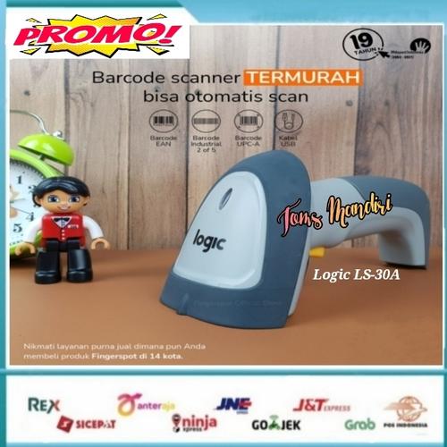 Jual Barcode Scanner Logic LS-30A - Bisa Otomatis Scan - Cepat Akurat ...
