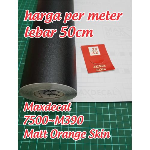 Jual Stiker MaxDecal Kulit Jeruk - Sticker Max Decal Black Orange Skin ...