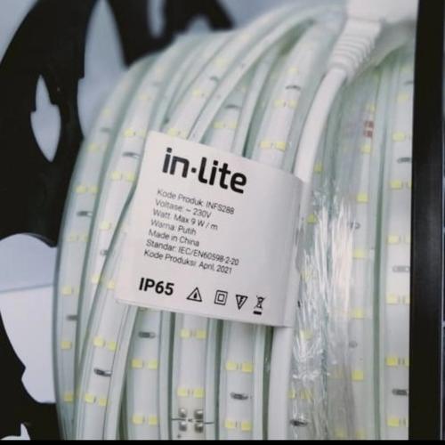 Jual LAMPU LED STRIP AC 220V IP65 9W/M 120D INFS 288 - INLITE - 6500K ...