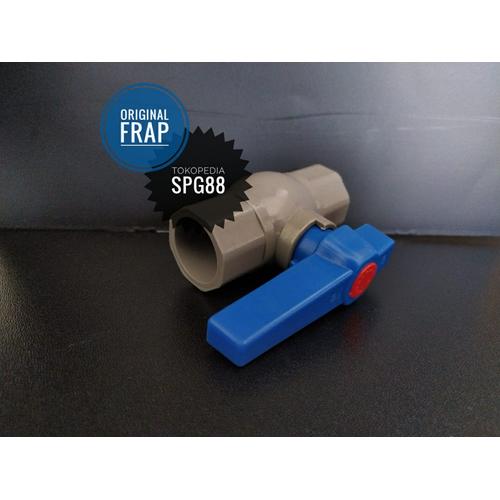 Jual Ball Valve PVC FRAP IFPVC05 3/4" inch Stop Kran PVC Fitting Pipa ...