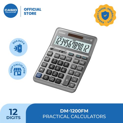 Promo CASIO DM-1200FM - Kalkulator Kantor - 12 digit - Jakarta Pusat ...